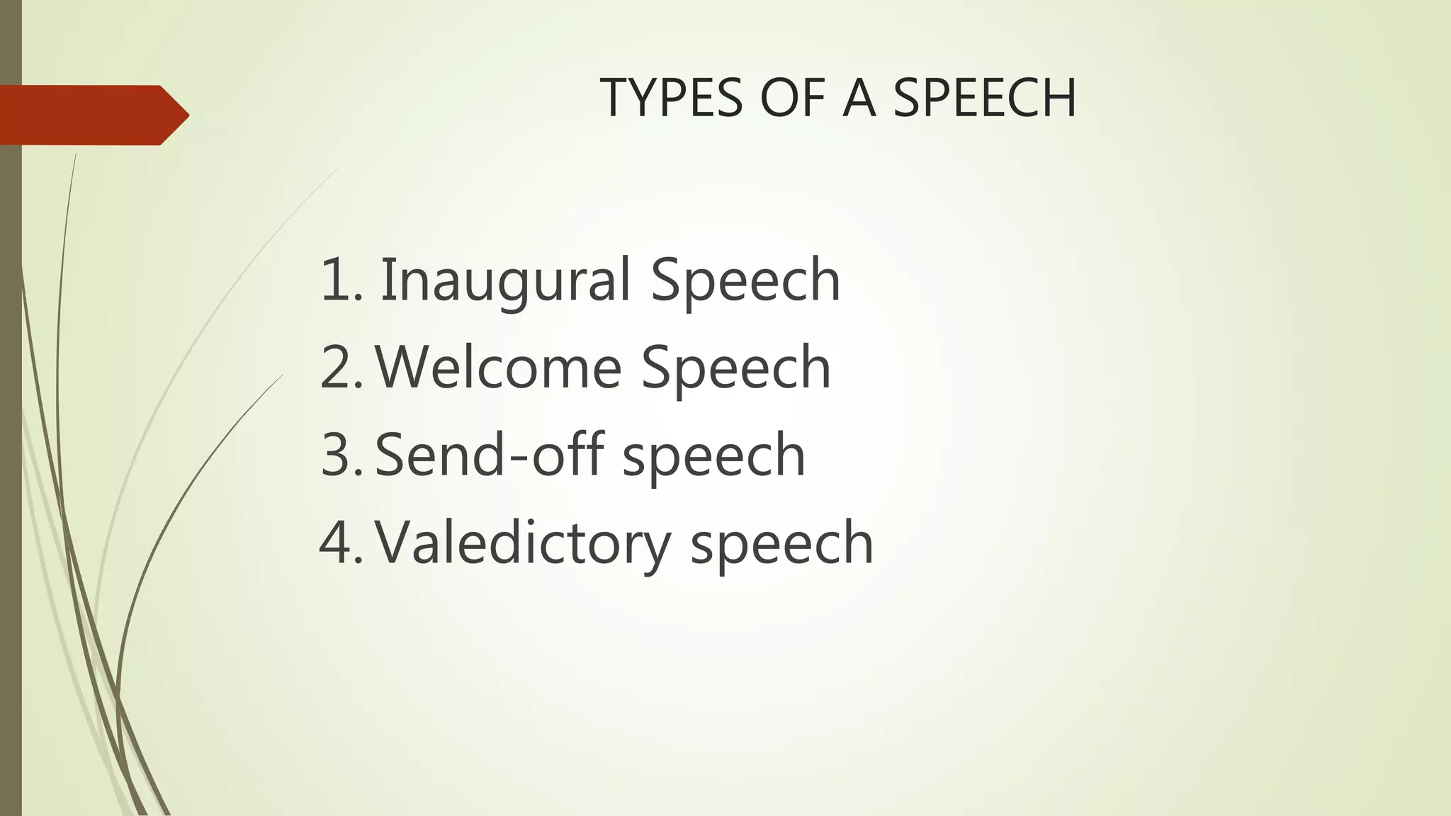 Guide lines for writing Speeches | PPTX