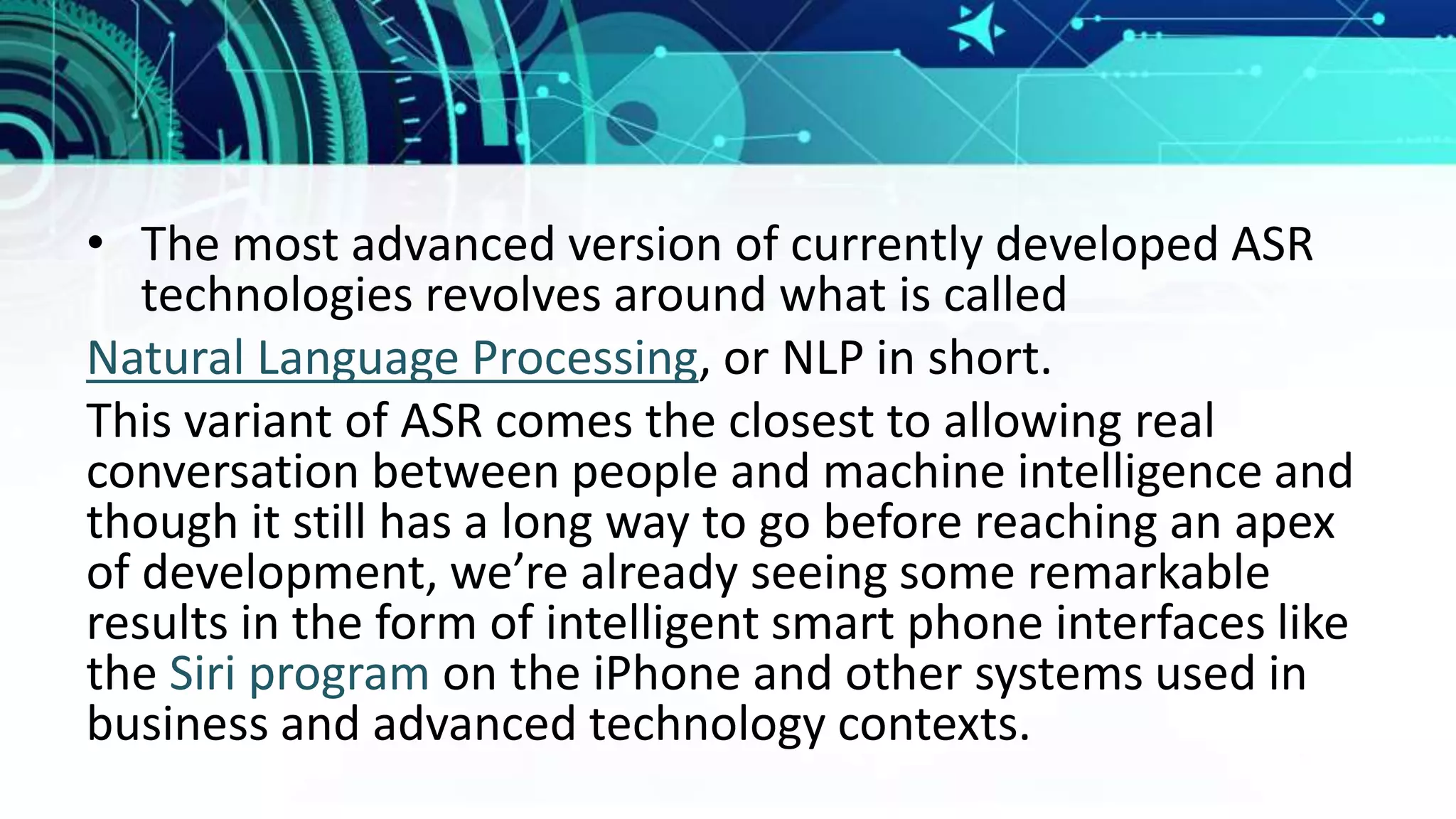 Speech Recognition | PPT