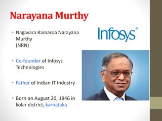 A Speech by N. R. Narayana Murthy | PPTX