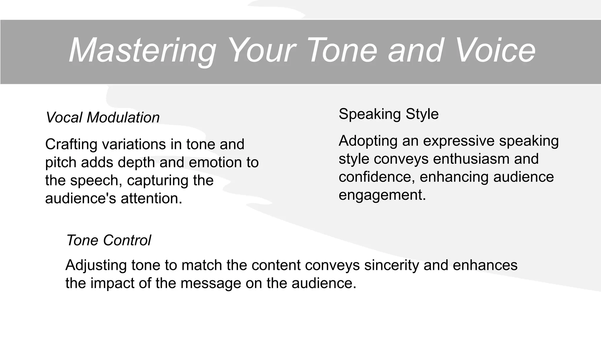 the art of a good speech: some tips how to do it | PPTX