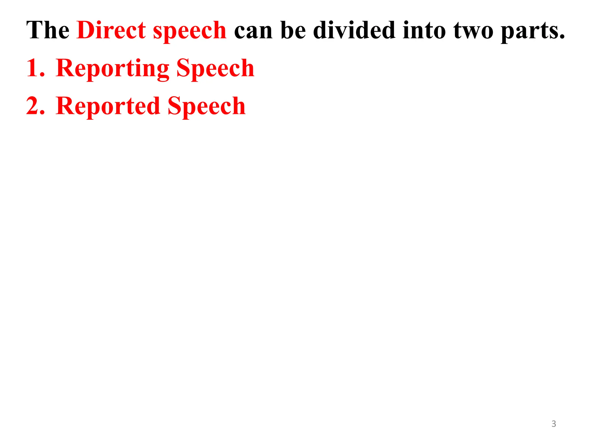 speech rcognition direct speech and indirect speech | PPTX