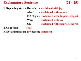 speech rcognition direct speech and indirect speech | PPTX