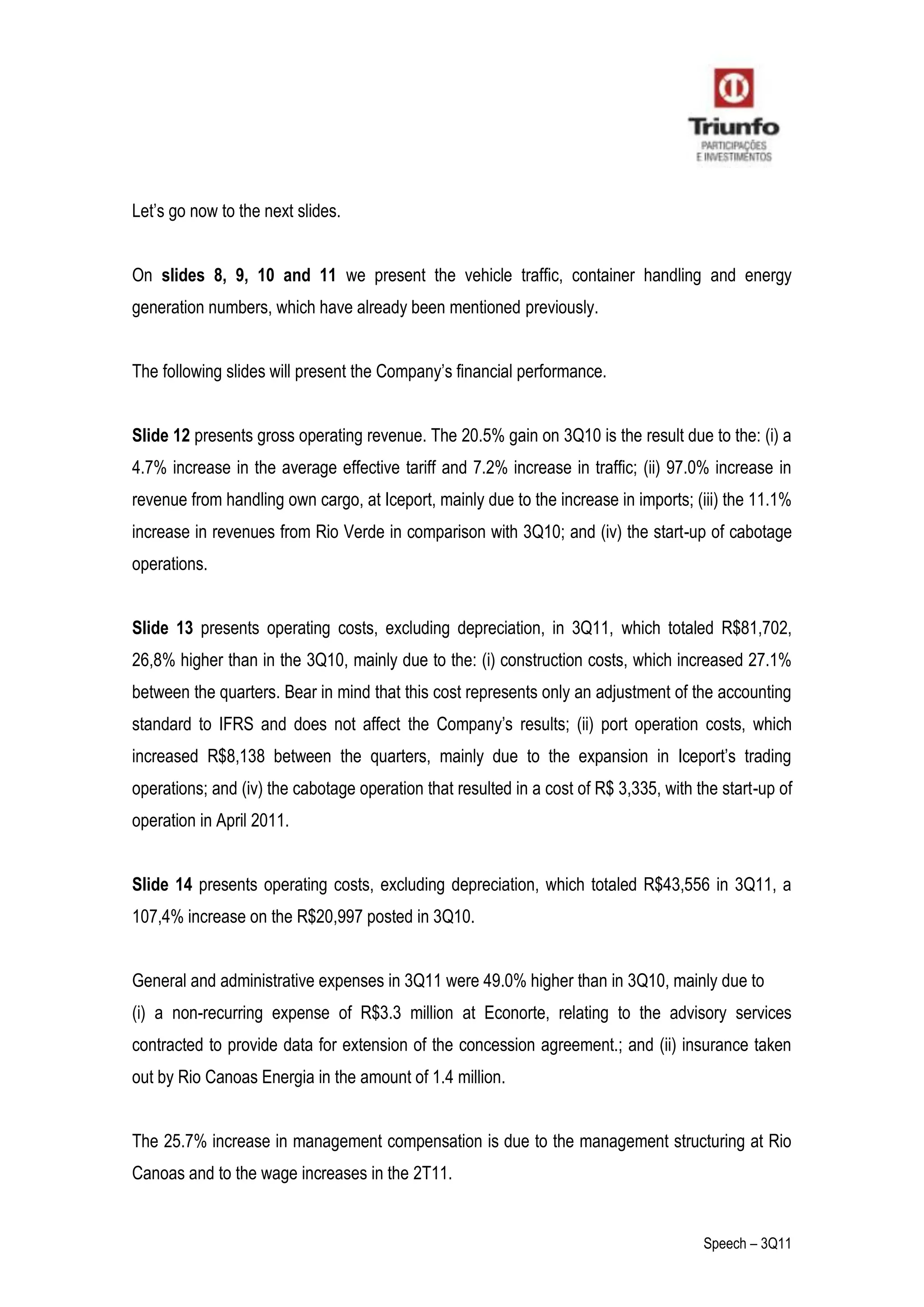 Speech 3 q11 presentation | PDF