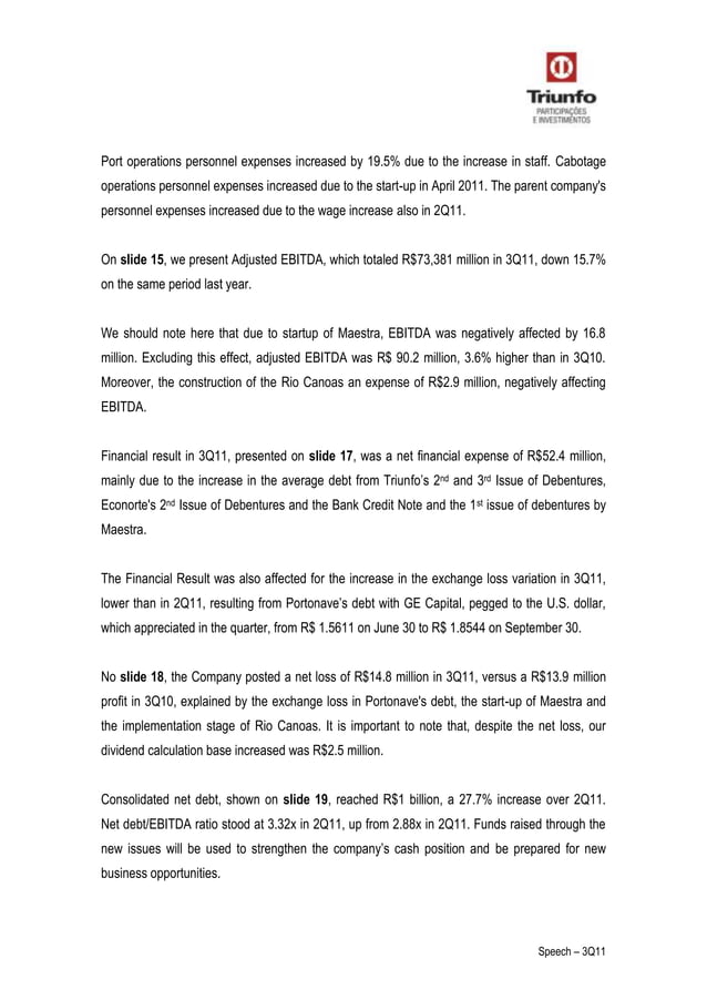 Speech 3 q11 presentation | PDF