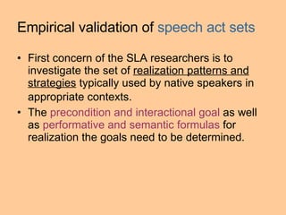 Speech Act (Andrew D. Cohen) | PPT