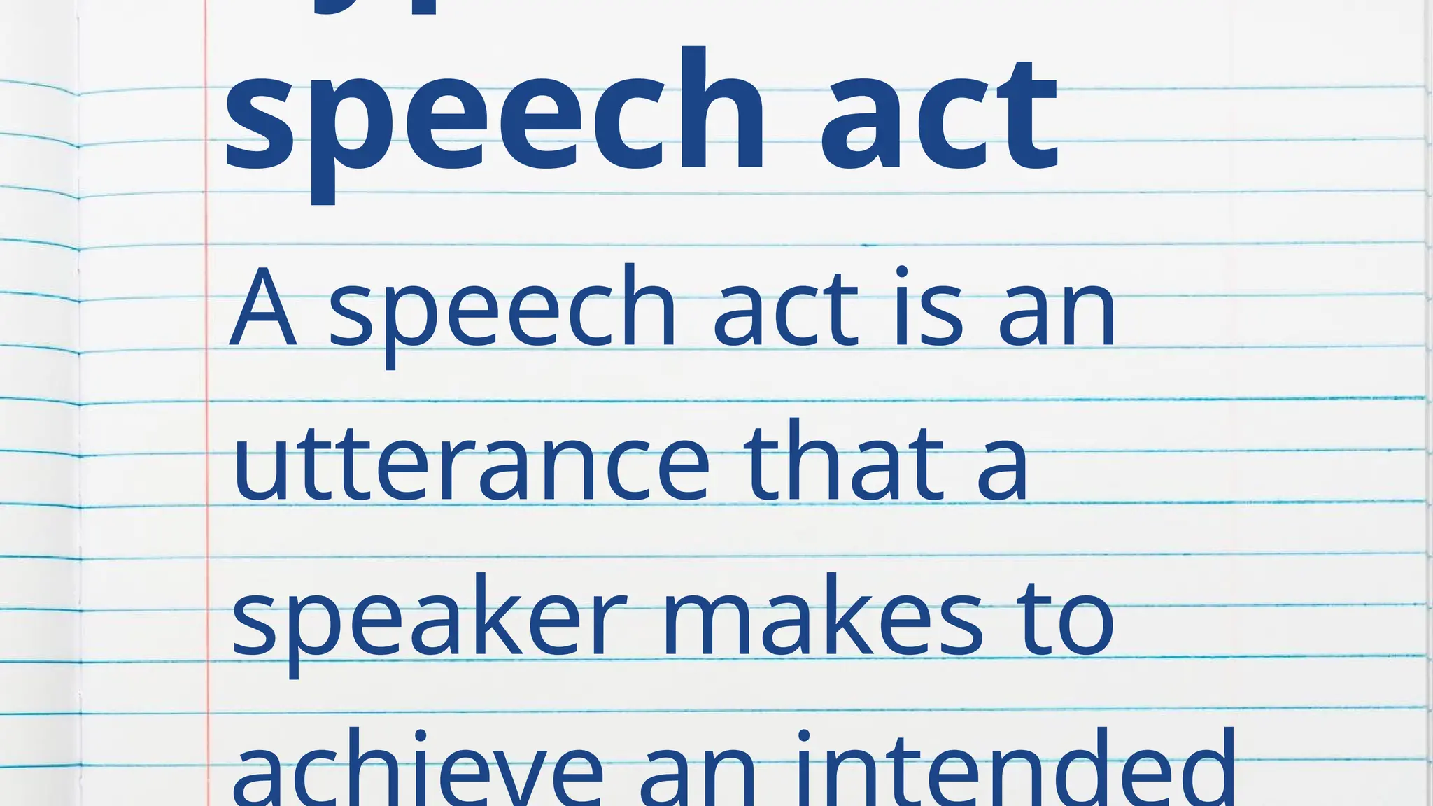 Oral communication speech acts about locutionary act, illocutionary act ...