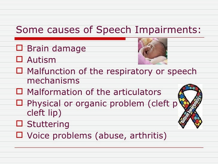 Speech And Language Disorders Speech And Language Disorders