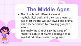 the history and elements of drama presented by group 1 | PPTX
