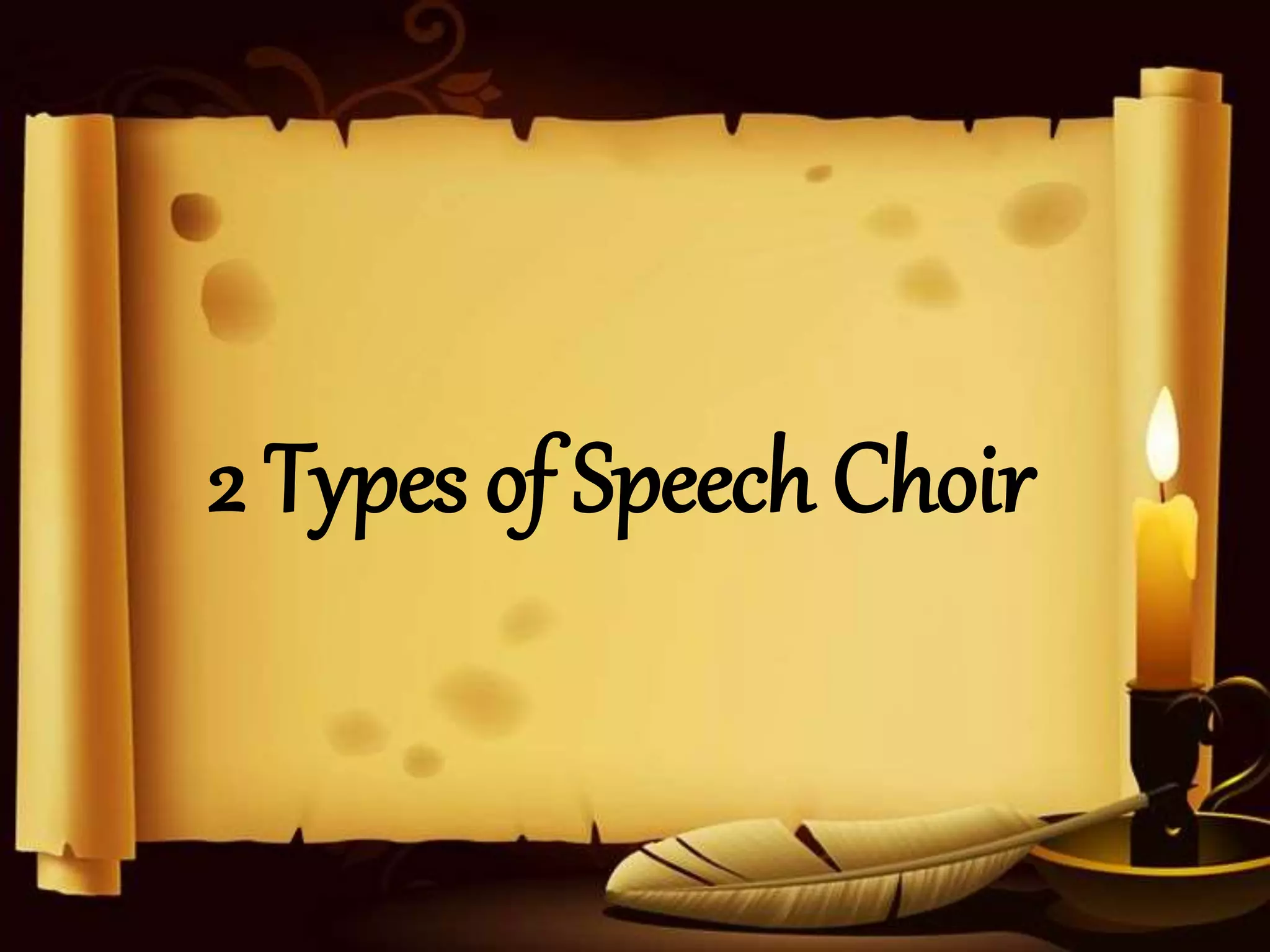 Speech Choir | PPTX