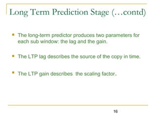 Speech compression-using-gsm | PPT