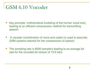 Speech compression-using-gsm | PPT | Free Download