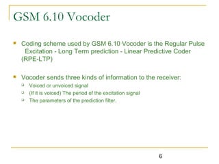 Speech compression-using-gsm | PPT | Free Download