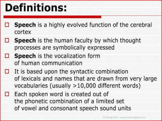 Speech disorders | PDF