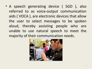 Speech Generating Device | PPT
