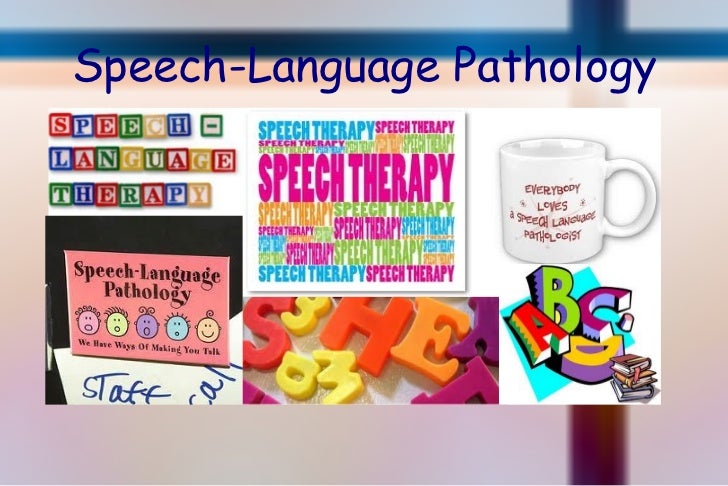 Speech language pathology