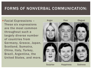 Nonverbal Communication | PPT | Free Download