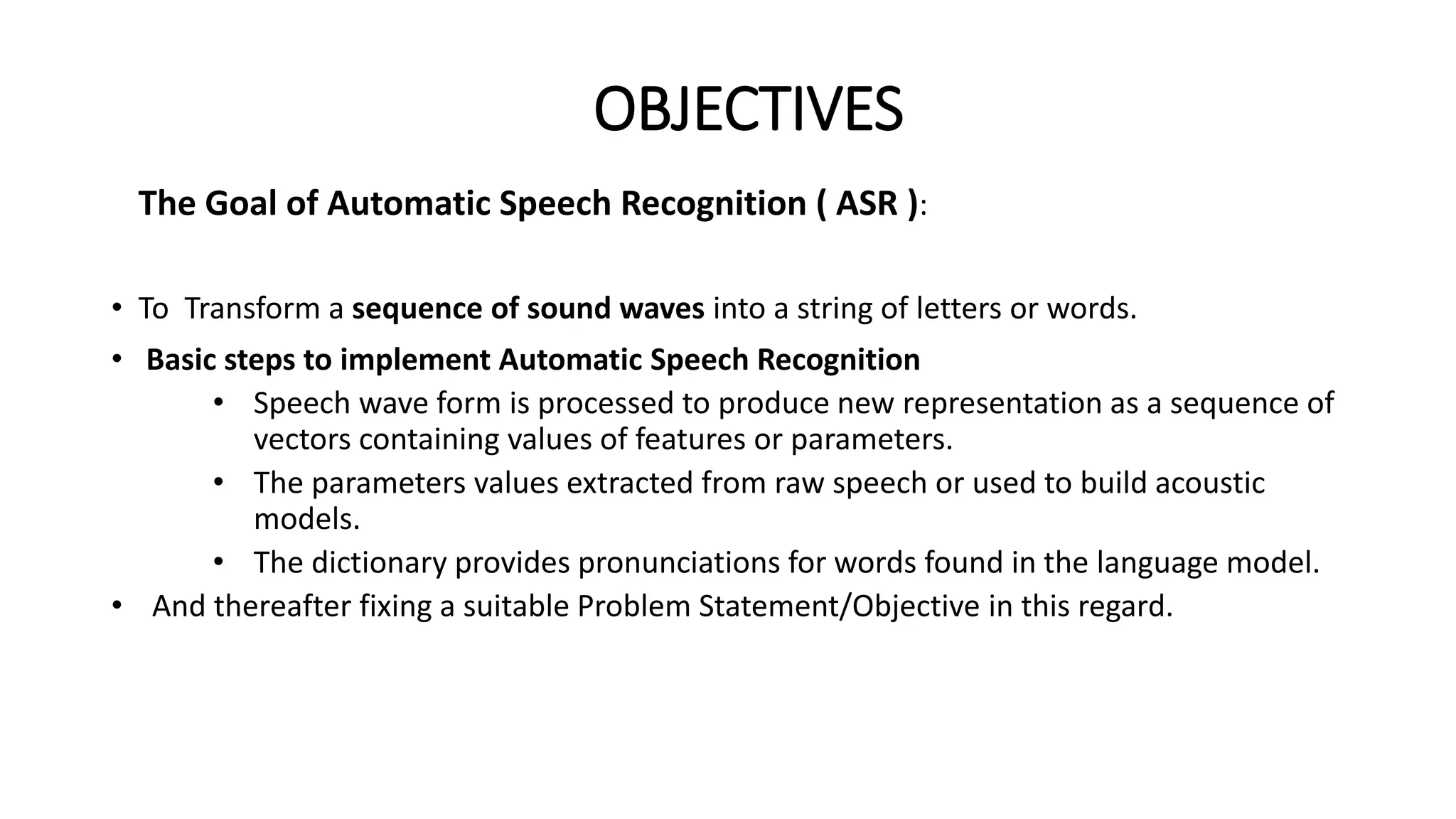 Speech-Recognition.pptx | Digital Audio | Computer Software and Applications