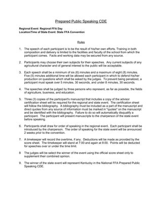 Speech rules-score-sheets1 | DOC