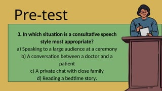 Communicative Speech Style English Grade 9 | PPTX