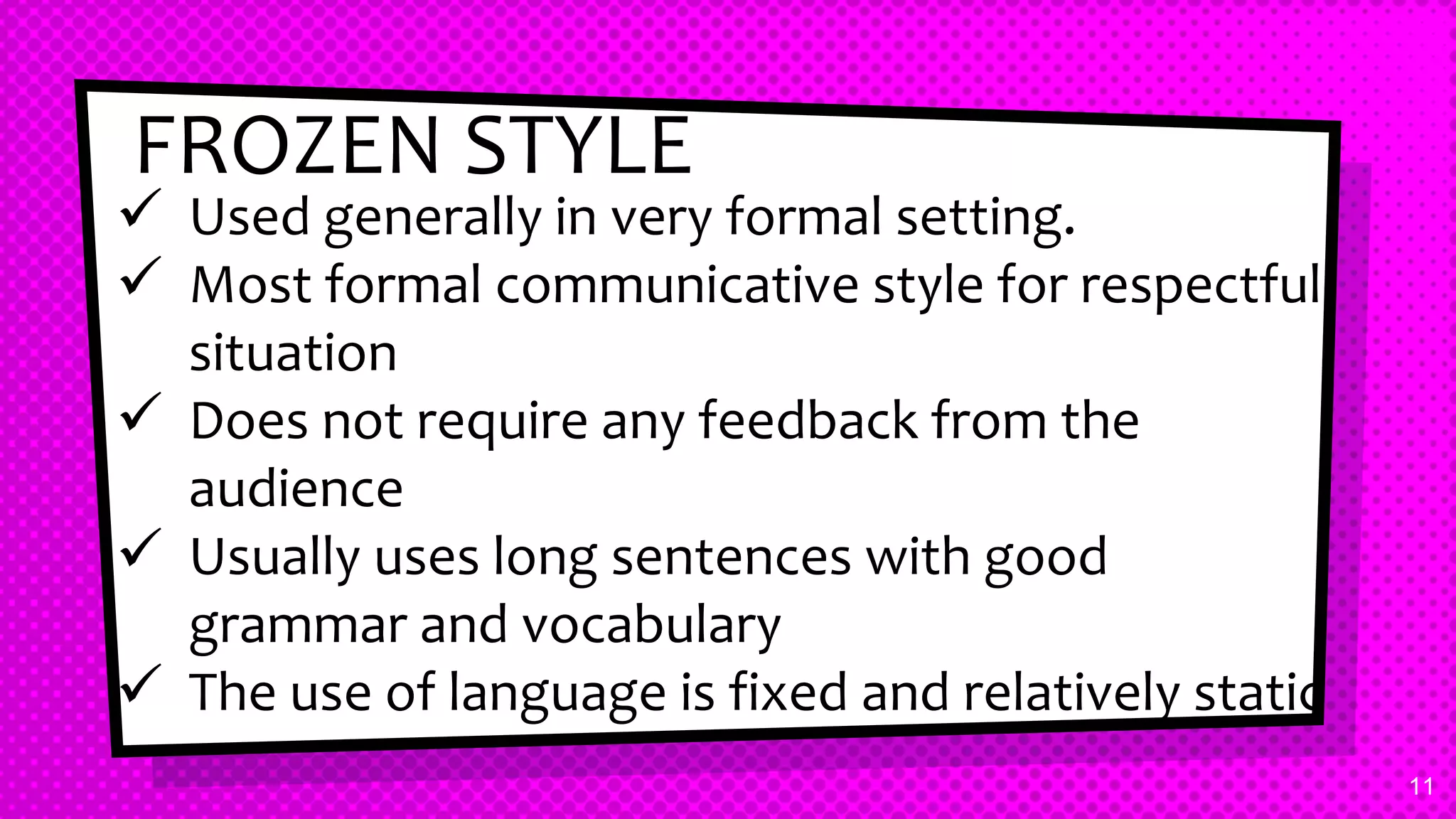 Speech styles | PPTX