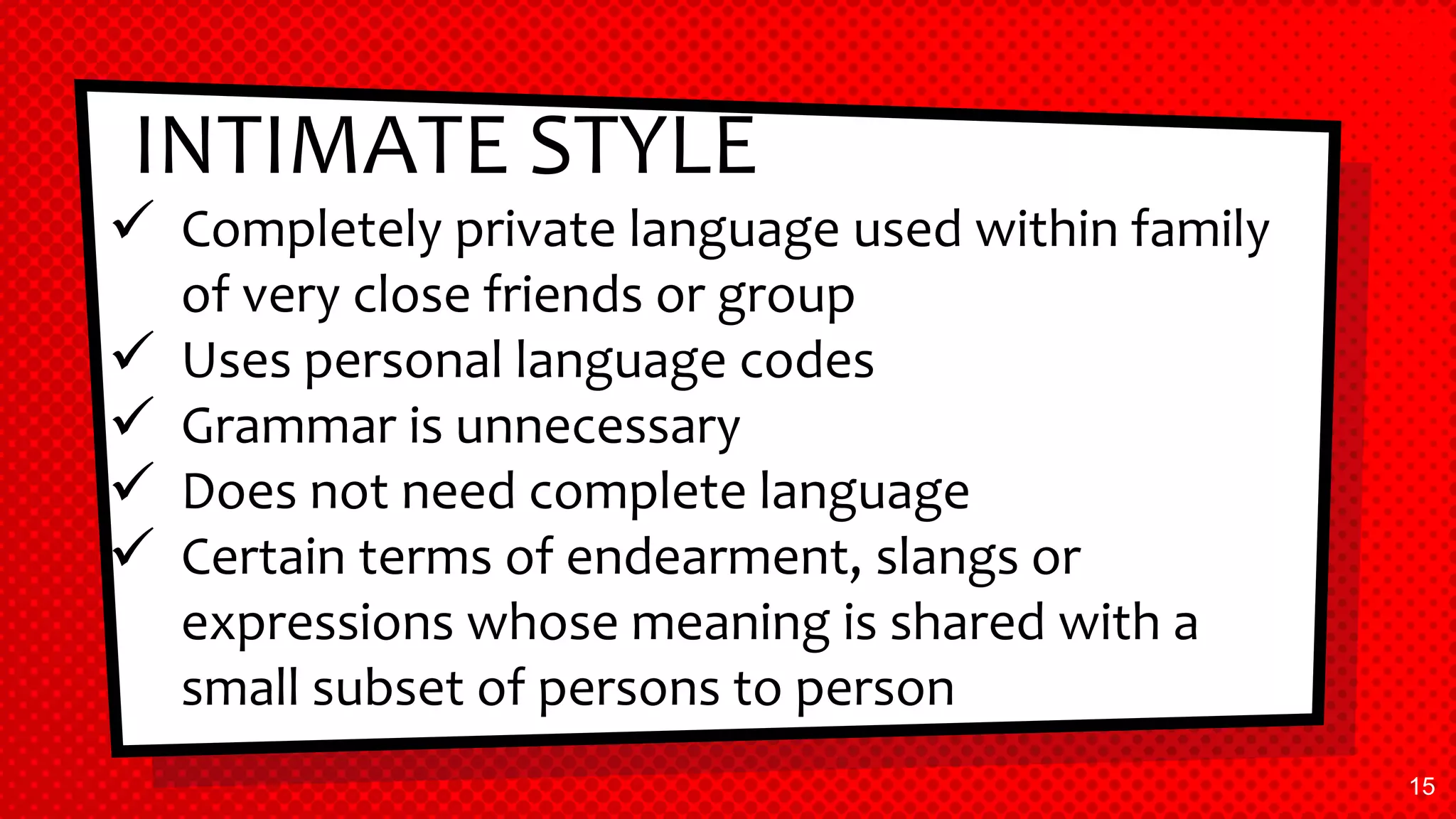 Speech styles | PPTX