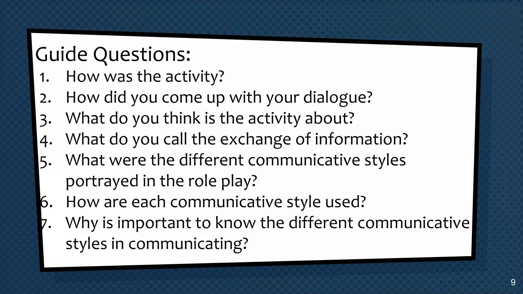 Speech styles | PPTX | Style & Fashion