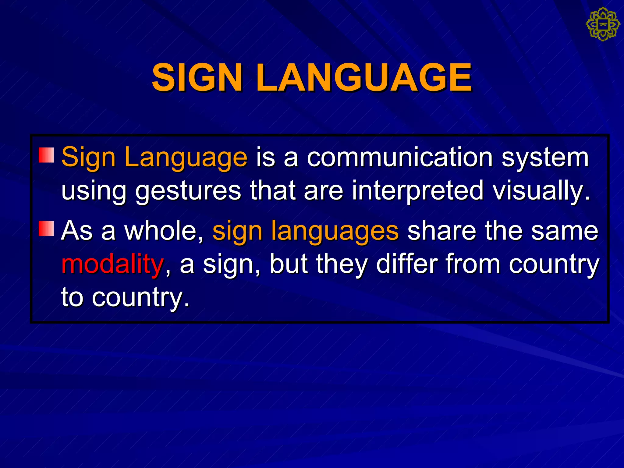Speech To Sign Language Interpreter System | PPT