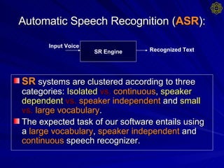 Speech To Sign Language Interpreter System | PPT