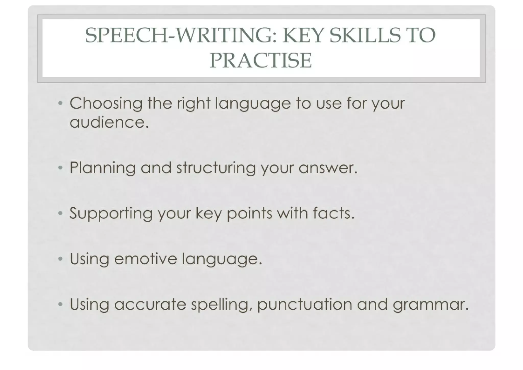 Speech-Writing | PDF