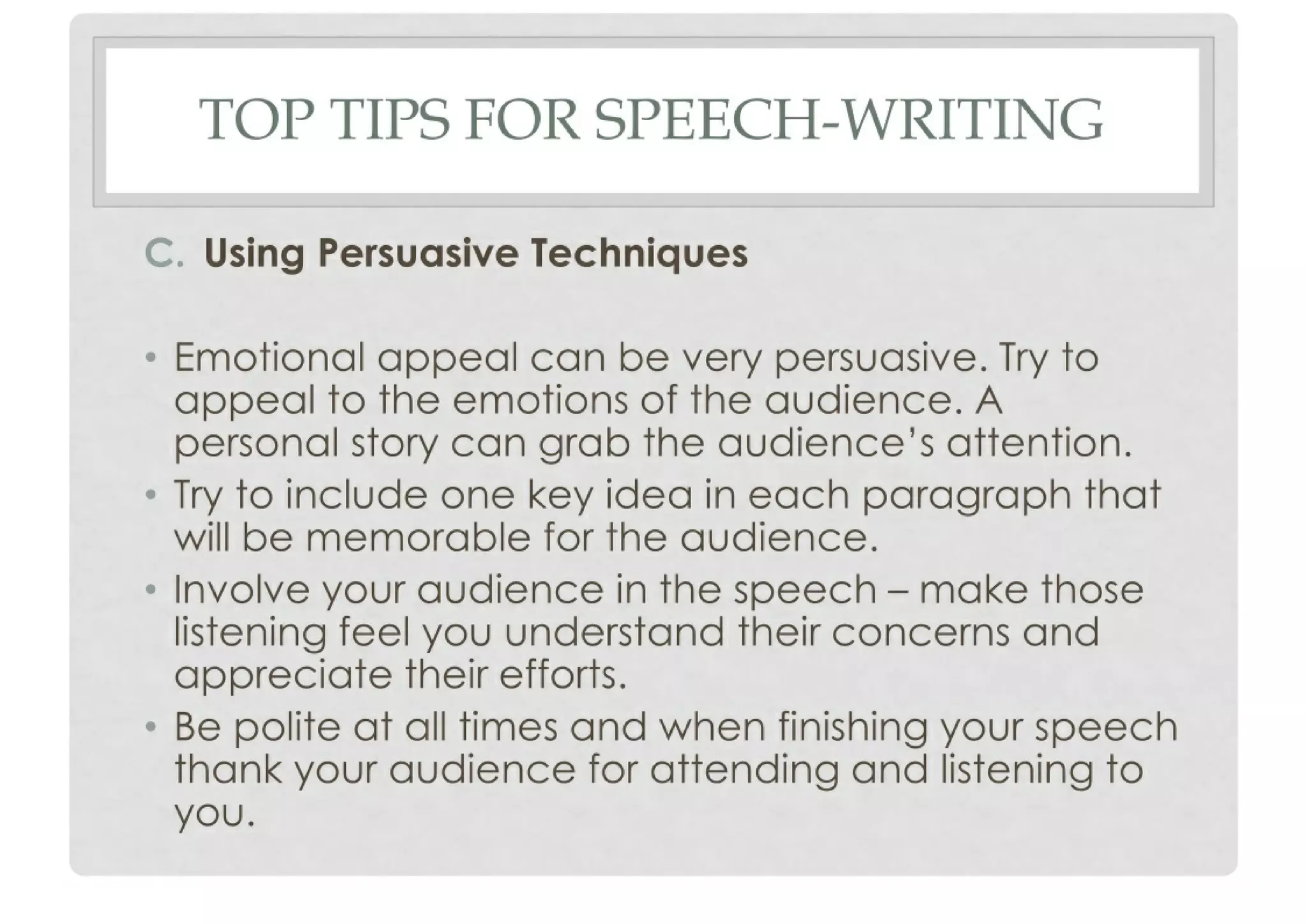 Speech-Writing | PDF