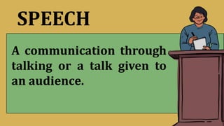 Speech Writing | PPTX