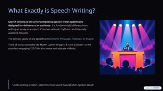 Speech-Writing-Crafting-Words-That-Inspire | PPTX