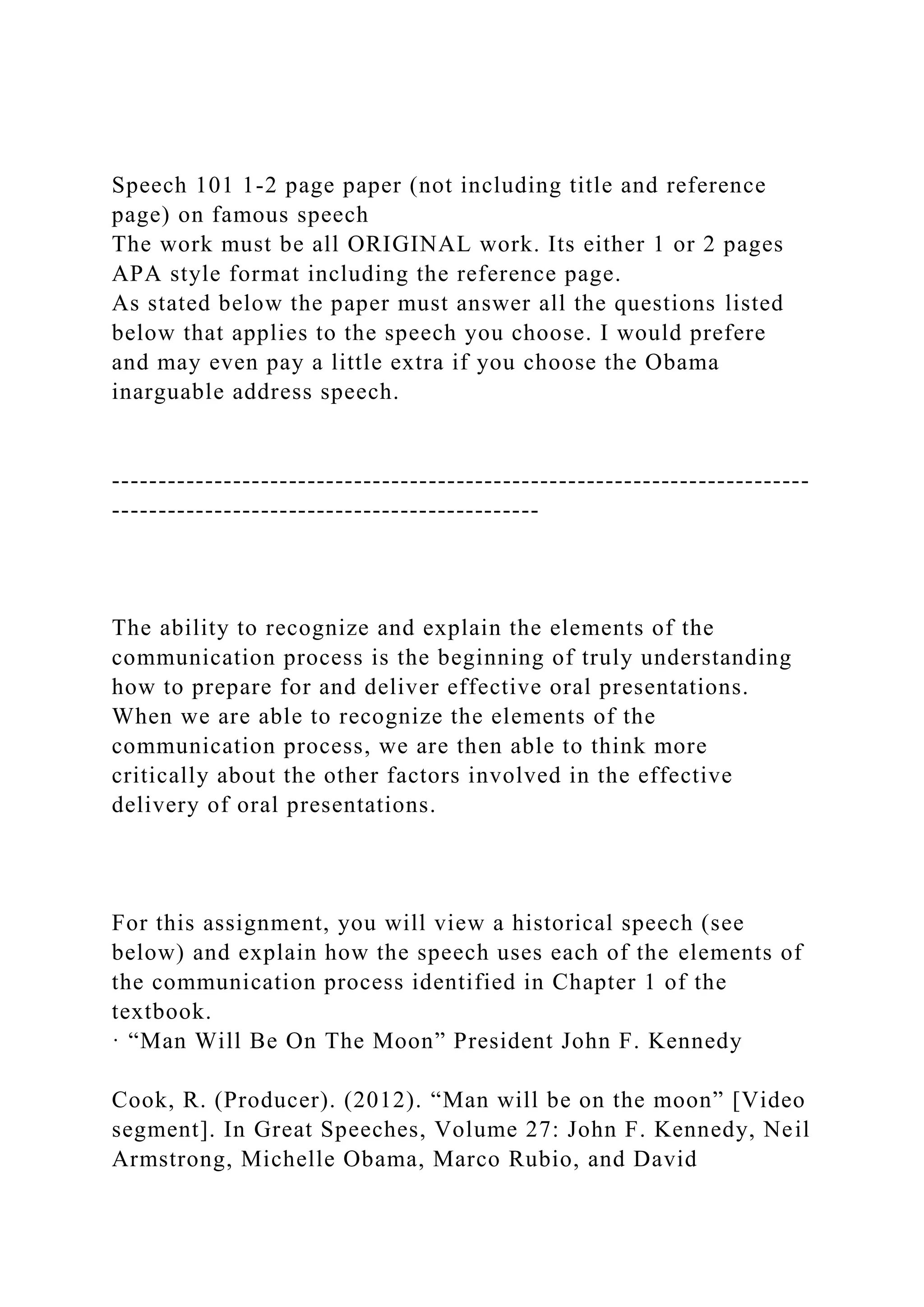 Speech 101 1-2 page paper (not including title and reference page).docx