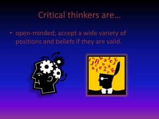 Critical Thinking | PPTX