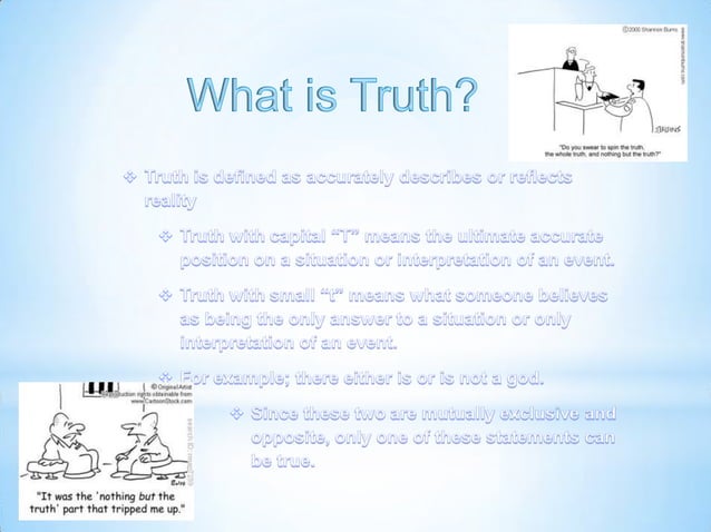 Truth vs. Validity | PPT