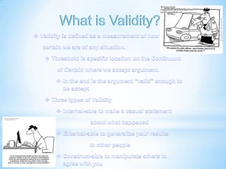 Truth vs. Validity | PPTX | Physics | Science
