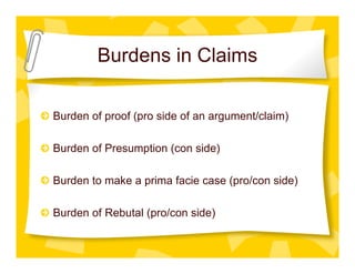 Claims (speech 104) | PPT