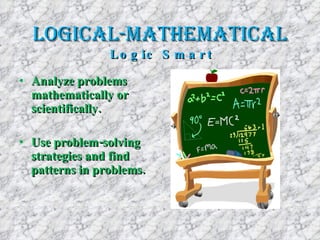 Speech 104 Multiple Intelligences | PPT