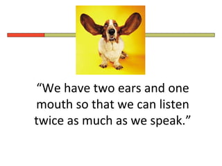 Speech121listening | PPT
