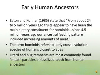 Are Humans Vegetarians By Nature | PPT