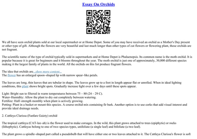 Speech About Flower | PPT