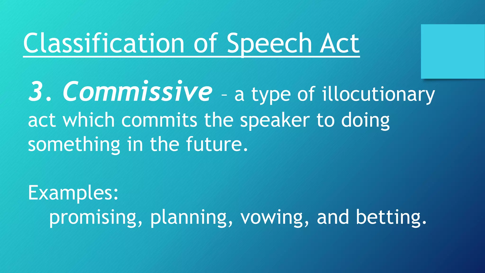 Speech Act | PPTX