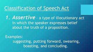 Speech Act | PPTX