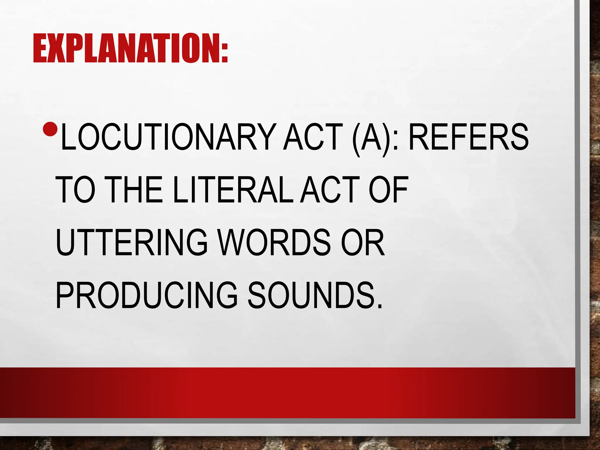 SPEECH ACT WITH EXAMPLES PRETEST AND POSTTEST.ppt