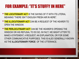 SPEECH ACT WITH EXAMPLES PRETEST AND POSTTEST.ppt