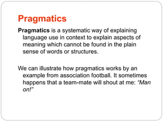 Pragmatic and Speech act.ppt