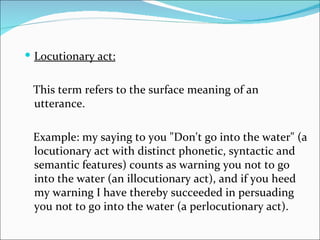 Speech Acts | PPT