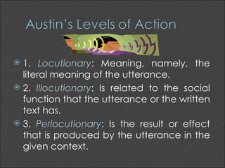 Speech acts | PPT