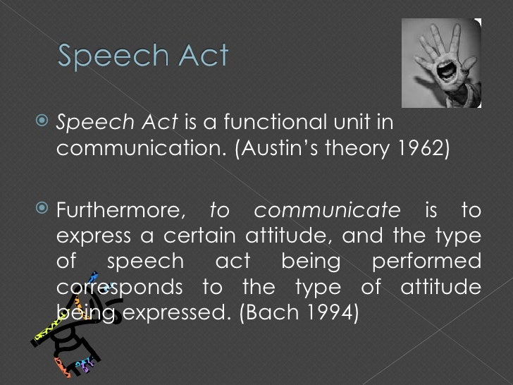 Speech acts