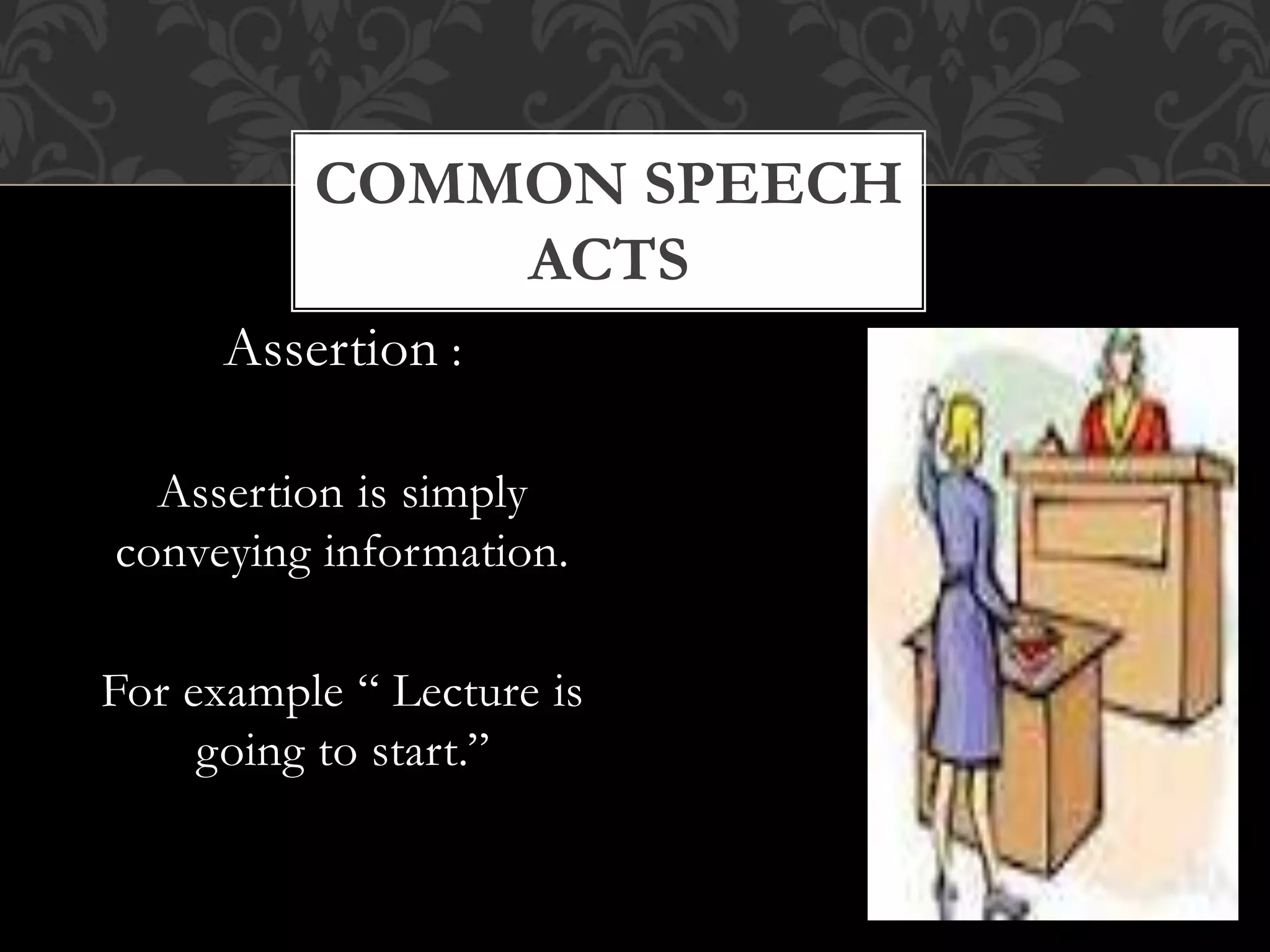 Speech acts | PPTX